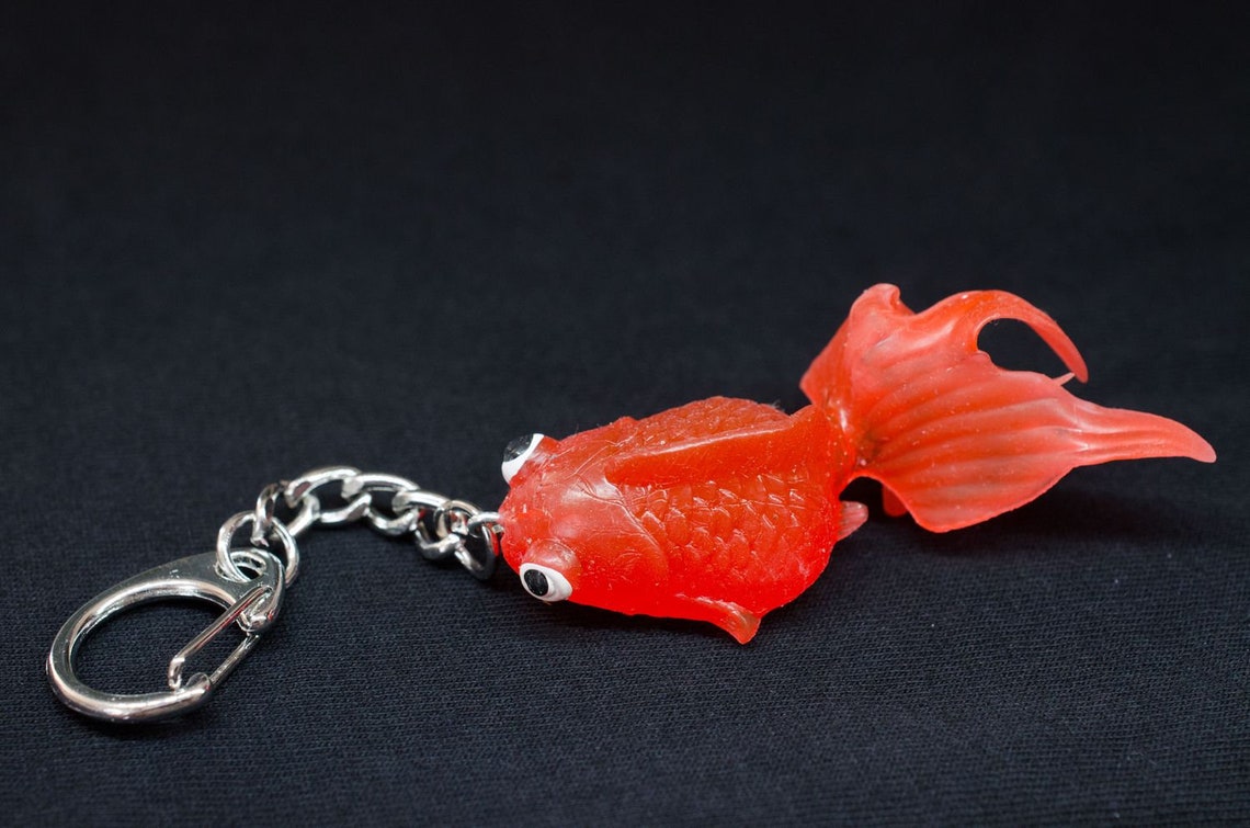 Koi Goldfish Key Ring Chain Miniblings Kids Children Red Fish | Etsy