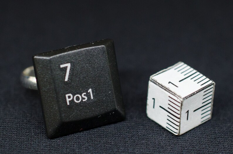 Seven Pos1 Keyboard Ring Number Key Miniblings Computer PC - Etsy UK