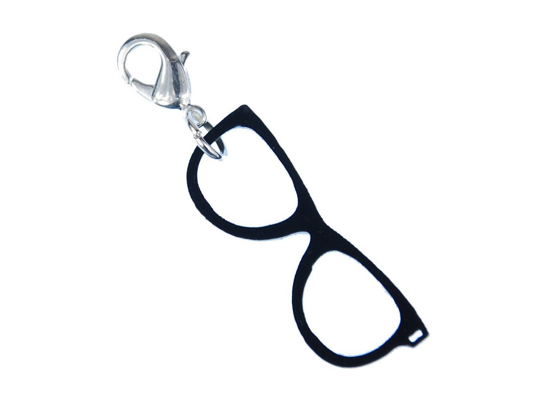 Glasses Charm Pendant Bracelet Spectacles Miniblings Nerd Hipster ...