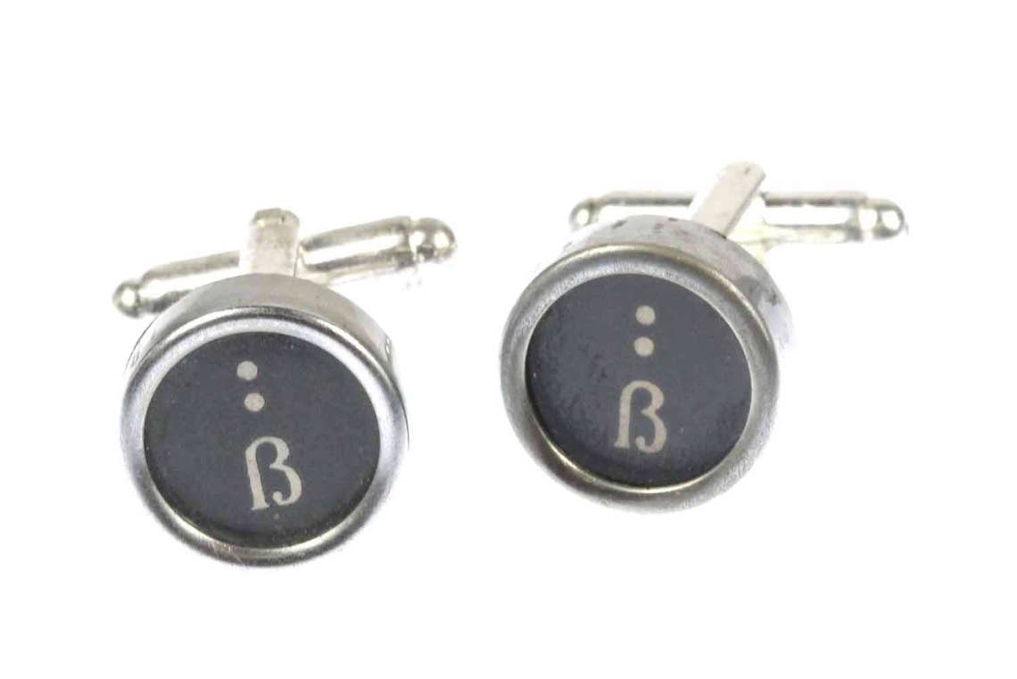 SS German Puntuation Cuff Links Cufflinks Typewriter Keys | Etsy