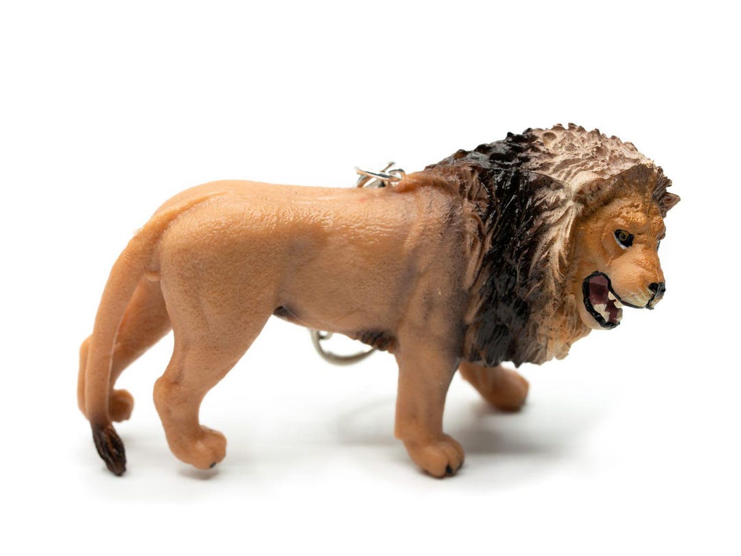 Leo Lion Key Ring Chain Miniblings Kids Children Animal Afrika King Cat ...