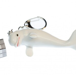 Beluga Key Ring Chain Miniblings Ocean Sea Animal Whale Baby - Etsy