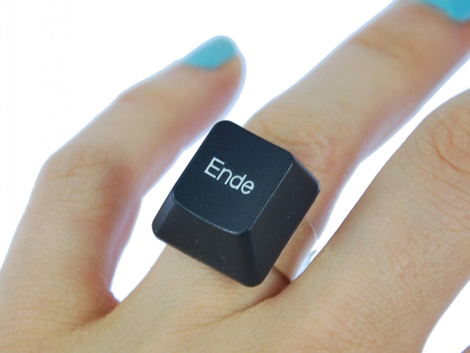 Keyboard Ring End Key Miniblings Computer PC Nerd Men Finger - Etsy UK
