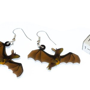 Bat Earrings Hangers Miniblings Bats Microbats Mammals | Etsy