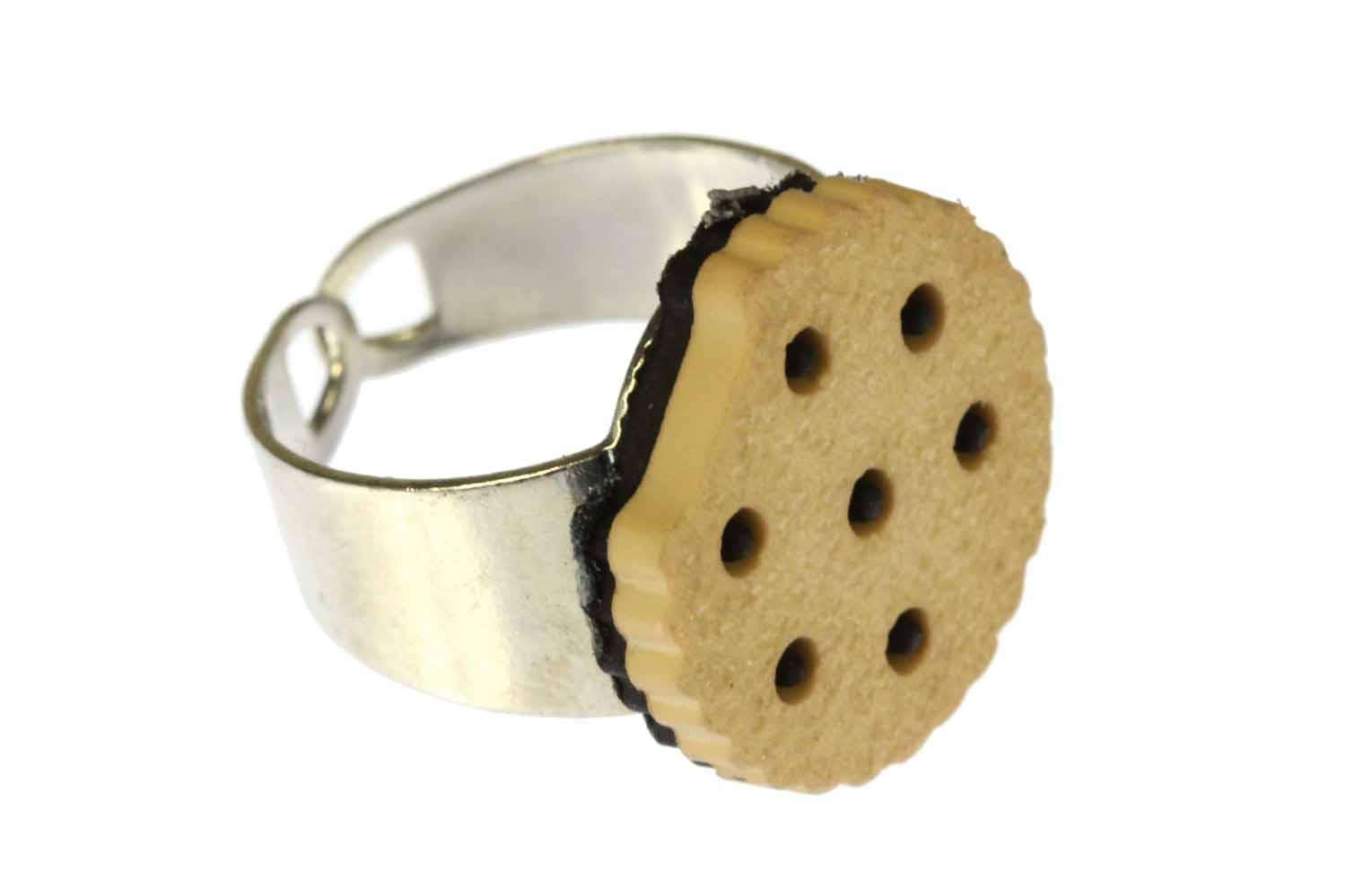 Biscuit Ring Miniblings Double Cookie Chocolate Chips Bite - Etsy UK