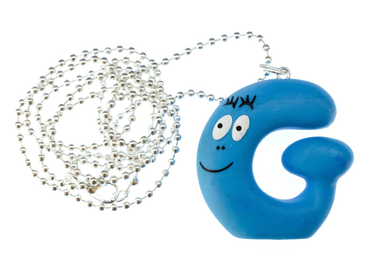 G Barbapapa Necklace 80cm Miniblings Letter Initial ABC - Etsy