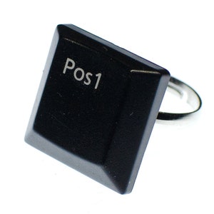 Pos1 Ring Key Miniblings Computer PC Customized Fingerring | Etsy