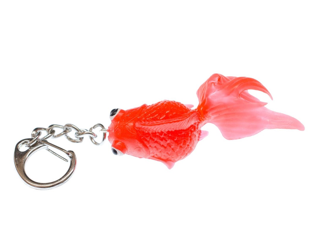 Koi Goldfish Key Ring Chain Miniblings Kids Children Red Fish - Etsy