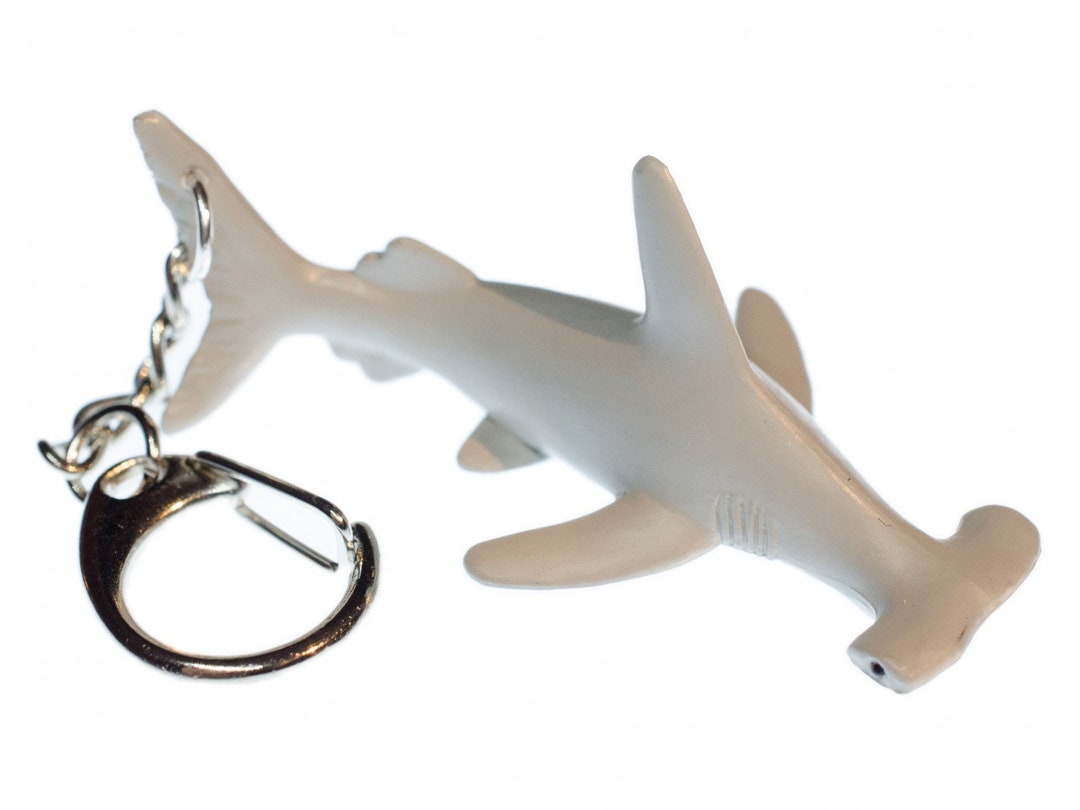 Hammerhead Key Ring Chain Miniblings Sea Ocean Shark Gray - Etsy