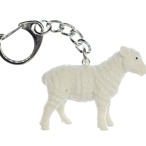 Sheep Key Ring Chain Miniblings Keychain Farm Animal Chain Animals Lamb ...