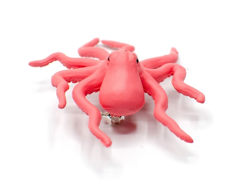 Octopus Brooch Pin Miniblings Lapel Pin Octopus Octopod Sea | Etsy