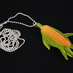 Corn Necklace Miniblings 80cm Corncobs Vegetable Food Landscape Farm ...