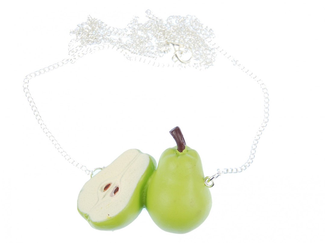 Pears Pair Of Pear Necklace Miniblings 80Cm Fruit Fruits Healthy Life ...