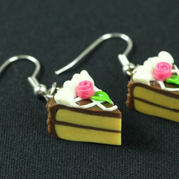 Cake Slice Earrings - Etsy