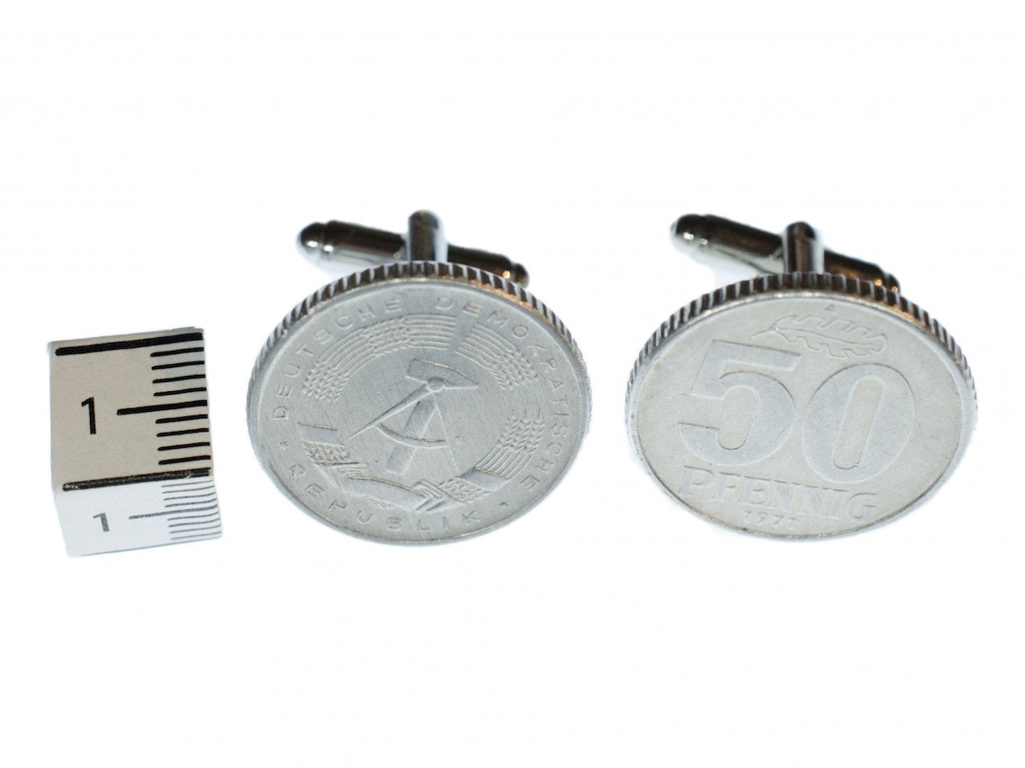 50 Pfennig Penny GDR East Germany DDR Money Cuff Links - Etsy
