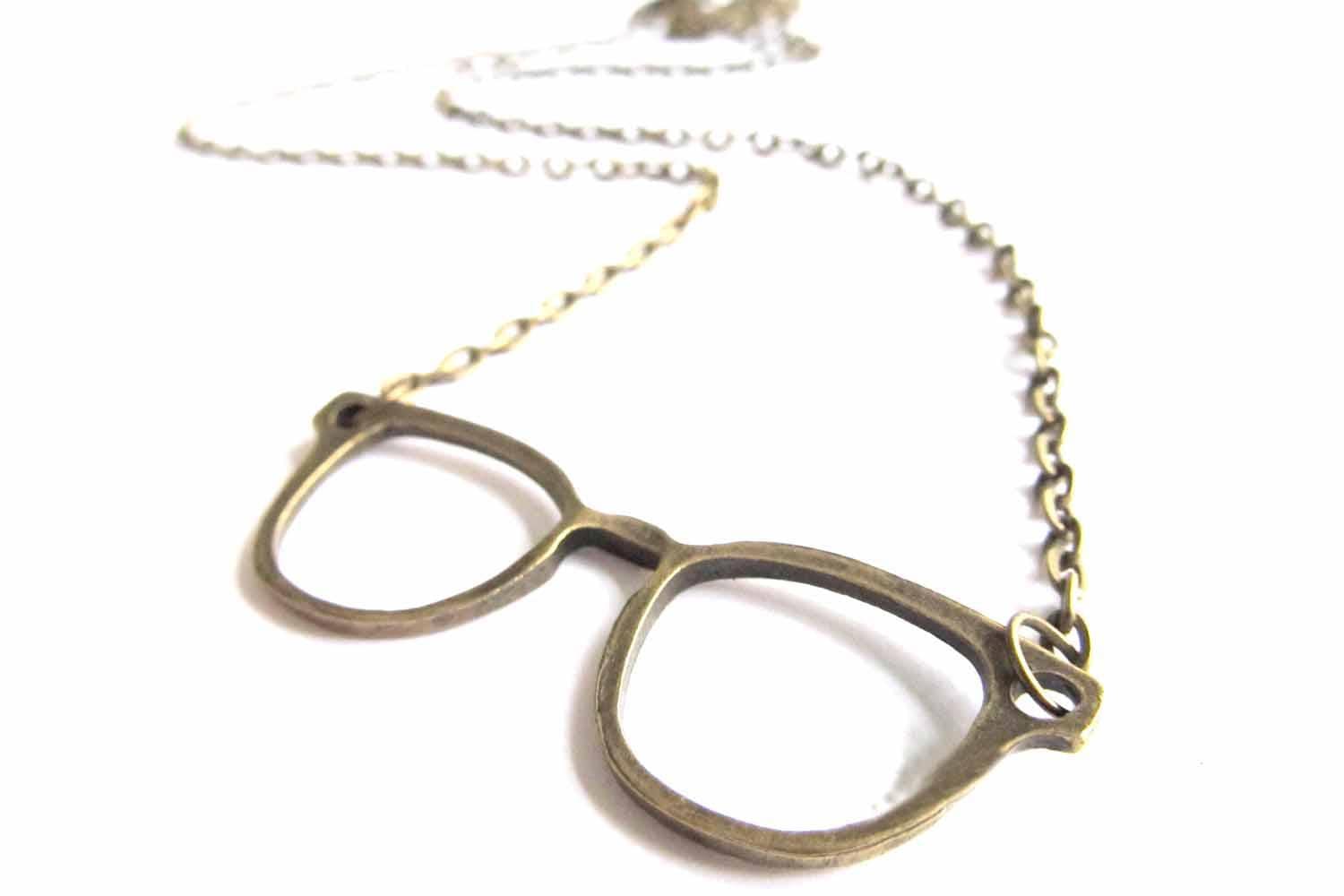 Nerd Glasses With Chain