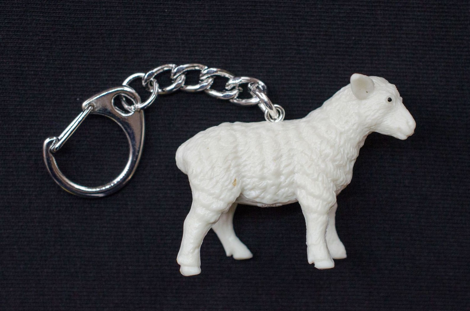 Sheep Key Ring Chain Miniblings Keychain Farm Animal Chain - Etsy