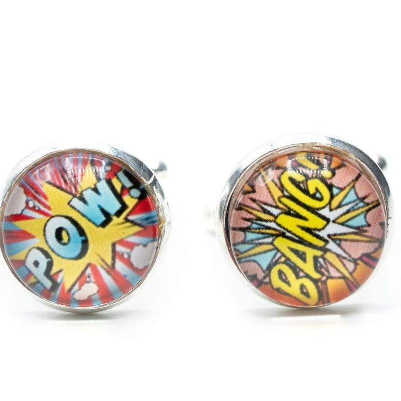 Comic Cufflinks - Etsy