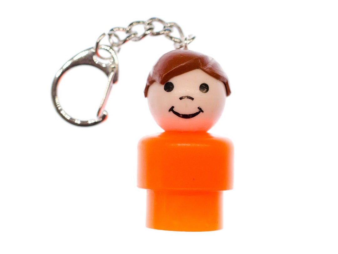 Fisher Price Little People Farmer Key Chain Miniblings Retro 80s Kid ...