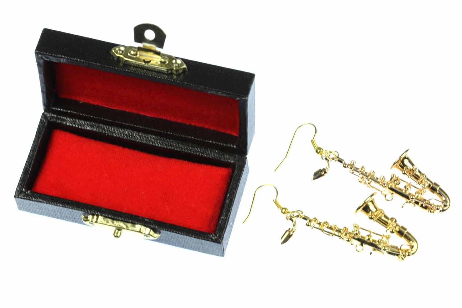 Saxophone Earrings Miniblings Sax Instrument Music Musician | Etsy