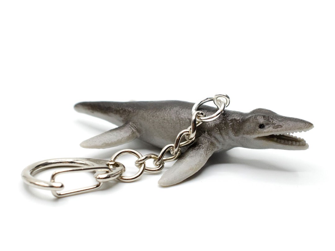 Kronosaurus Keyring Miniblings Dinosaur Pliosaur Grey Fins - Etsy
