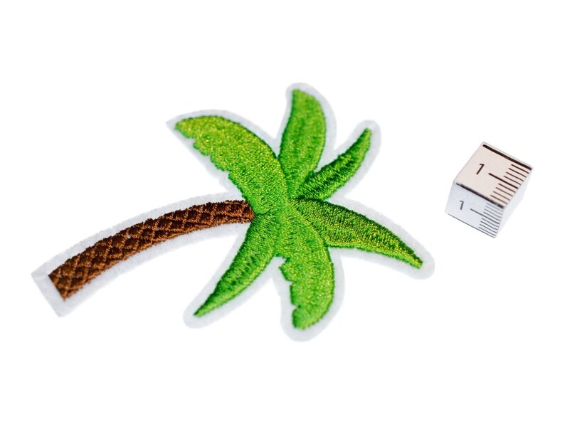 Palm Tree Patch Hotfix Application Iron on Motif Miniblings - Etsy