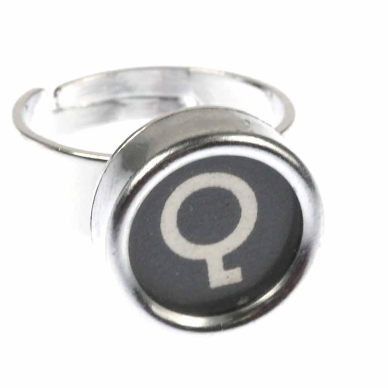 Finger Letter Ring - Etsy