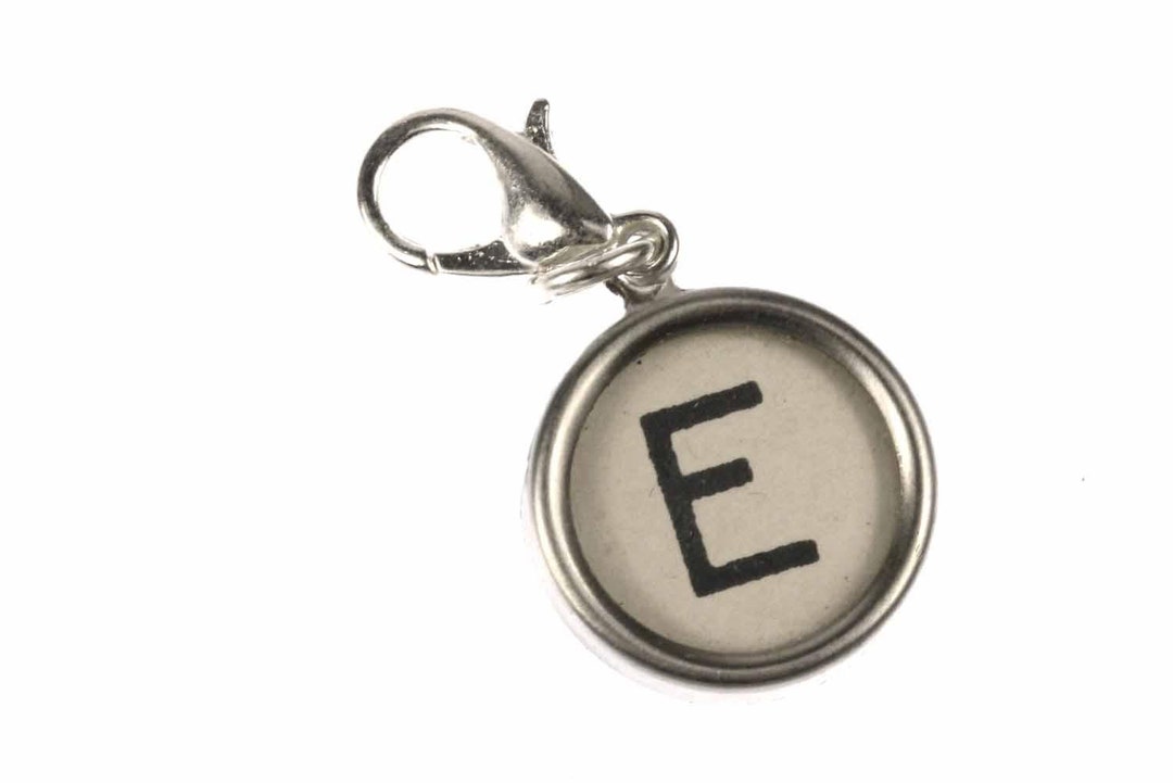Typewriter Keys Key Charm Miniblings Chosse a Letter Name Initial Your ...