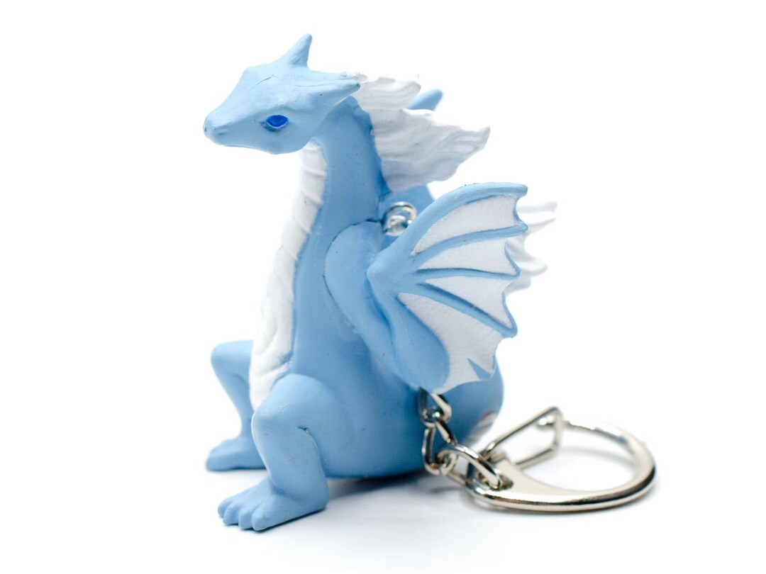 Air Dragon Key Ring Key Chain Miniblings Fantasy Dragon Sitting Light ...