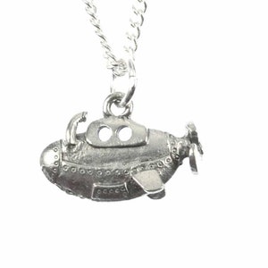 Submarine Necklace Miniblings 45cm Boat Ship Ocean Yellow Girls ...
