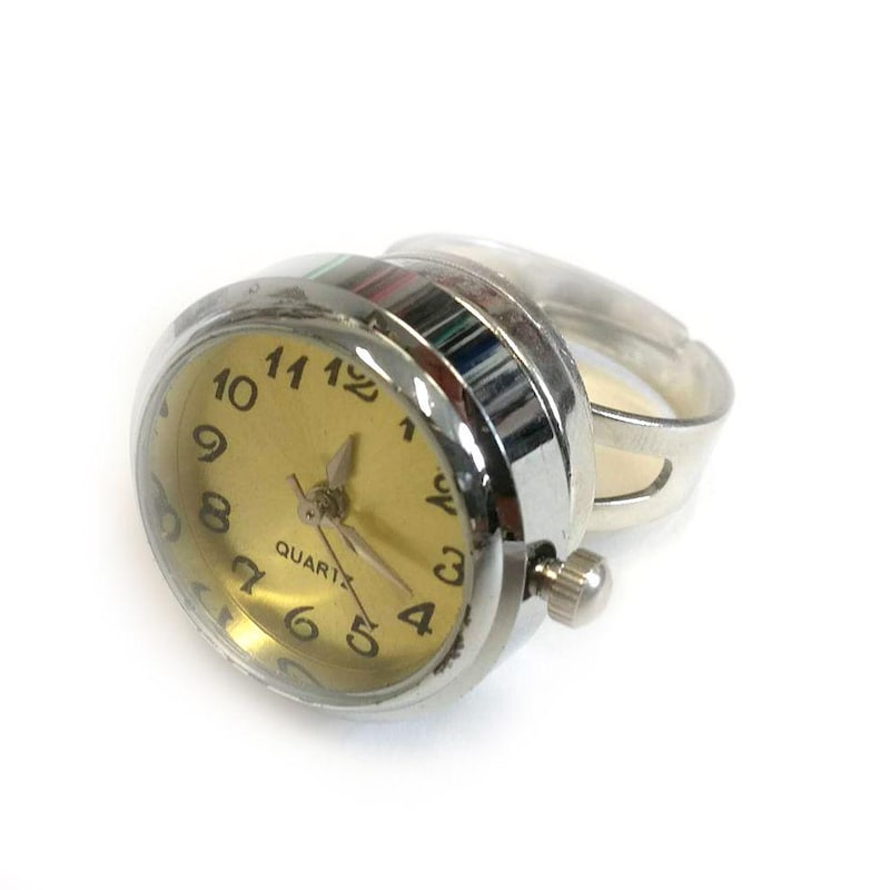 Clock Finger Ring - Etsy