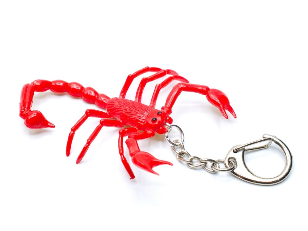 Scorpion Key Rings Key Chain Miniblings Zodiac Horoscope Halloween Red ...