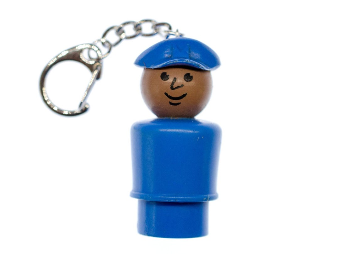 Fisher Price Little People Farmer Key Chain Miniblings Retro 80s ...