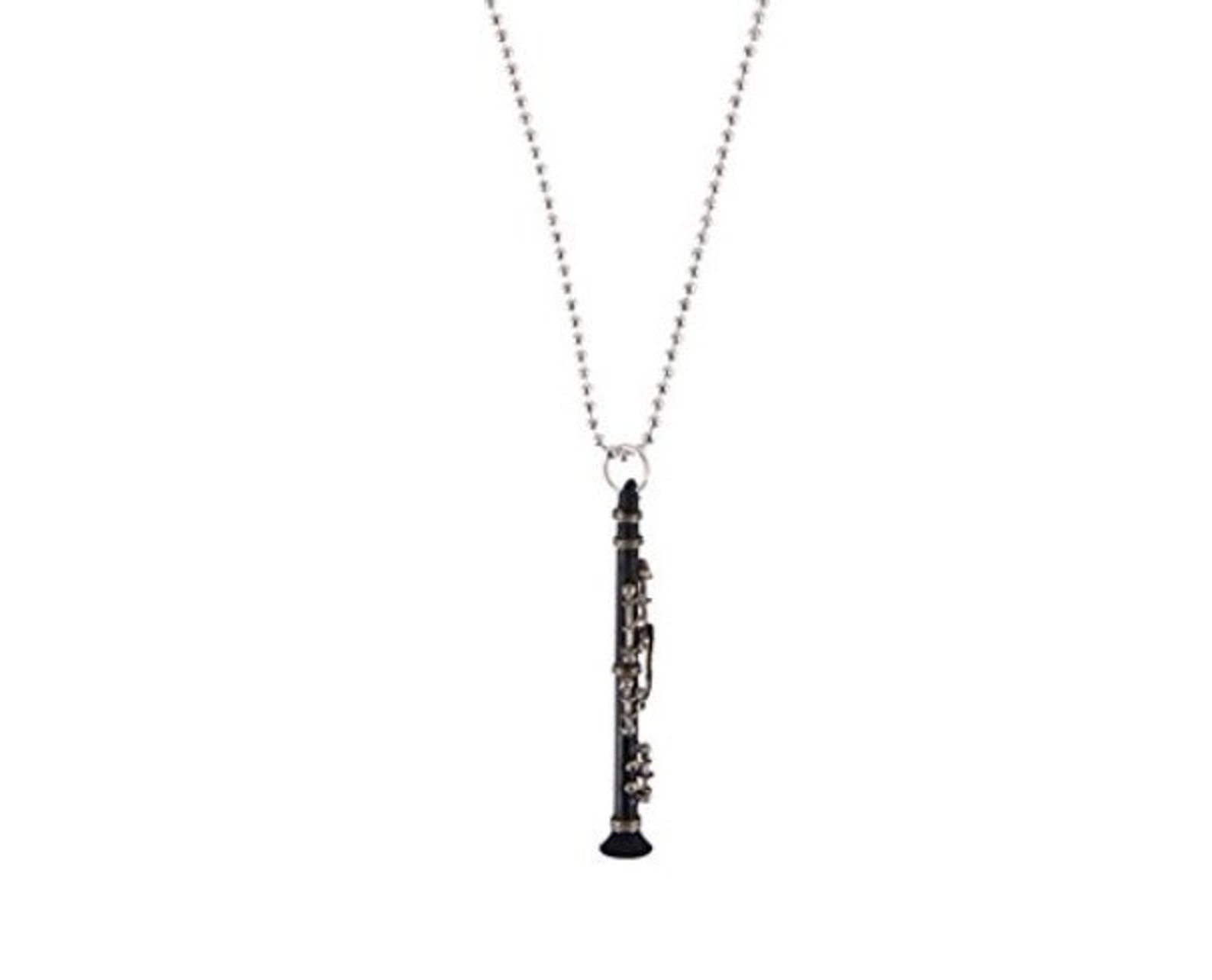 Clarinet Necklace Miniblings 80cm Musician Clarinetist With - Etsy