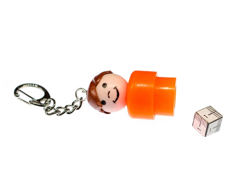 Fisher Price Little People Farmer Key Chain Miniblings Retro - Etsy