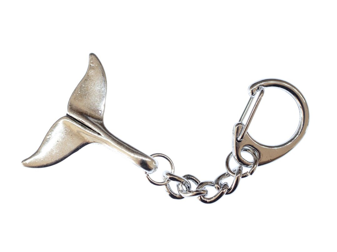 Whale Fin Key Ring Chain Miniblings Fish Mammal Flapper Animal Sea ...