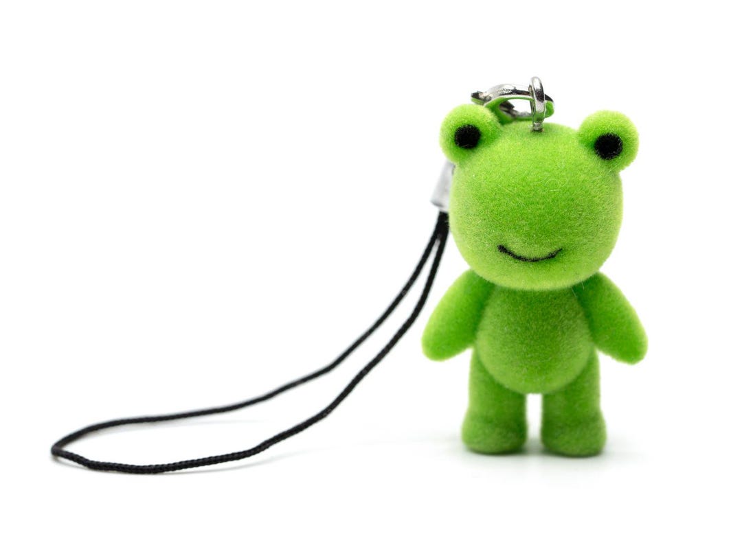 Frog Mobile Cell Phone Charm Pendant Miniblings Toad Frogs Green ...