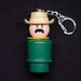 Fisher Price Little People Farmer Key Chain Cowboy Miniblings Green ...
