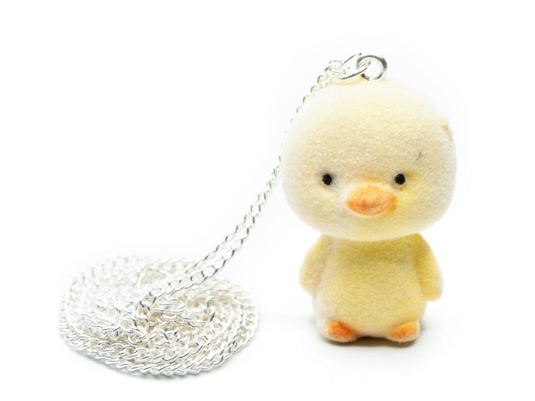 Chick Chain Miniblings 60cm Pendant Necklace Chicken Easter Chicken ...