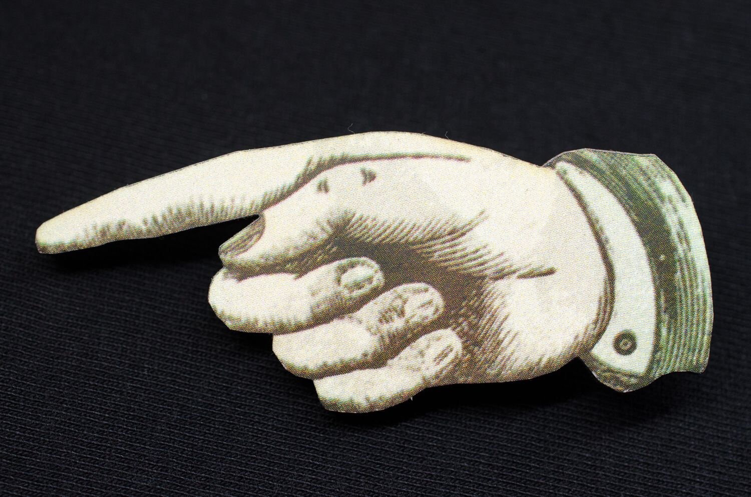 Cursor Pointer Fingers Finger Brooch Miniblings Forefinger - Etsy