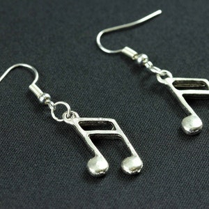 Notes Double Note Semiquaver Sixteenth Earrings 16th Miniblings Music ...