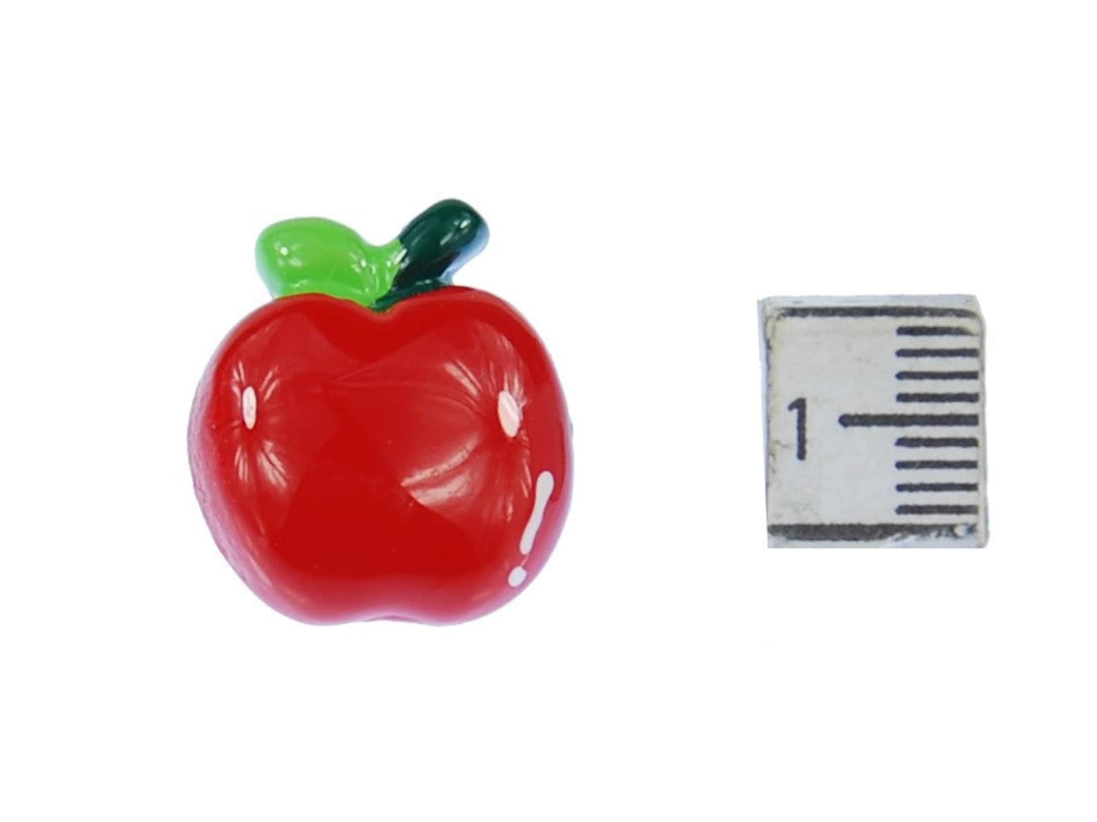 Apple Ring Miniblings Food Fruit Eating - Etsy