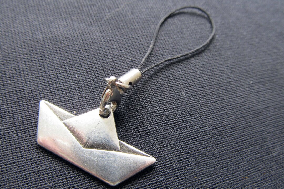Paper Boat Sailboat Sailing Mobile Cell Phone Charm Pendant Ship ...