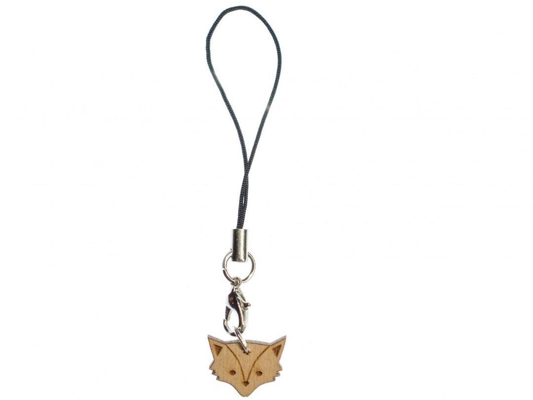 Fox Head Mobile Cell Phone Charm Pendant Foxes Forest Animals Animal ...