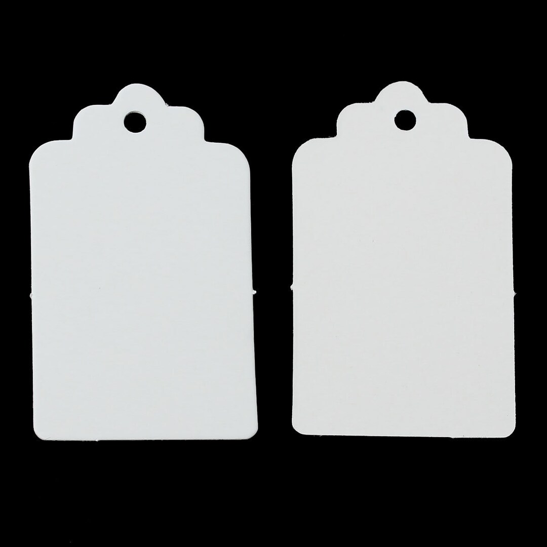 100 Gift Tags Present Miniblings Paper Name Bag Small Note Tag Label ...