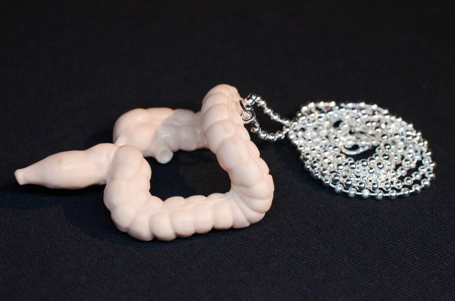 Colon Necklace Miniblings 80cm Medicine Anatomy Human | Etsy