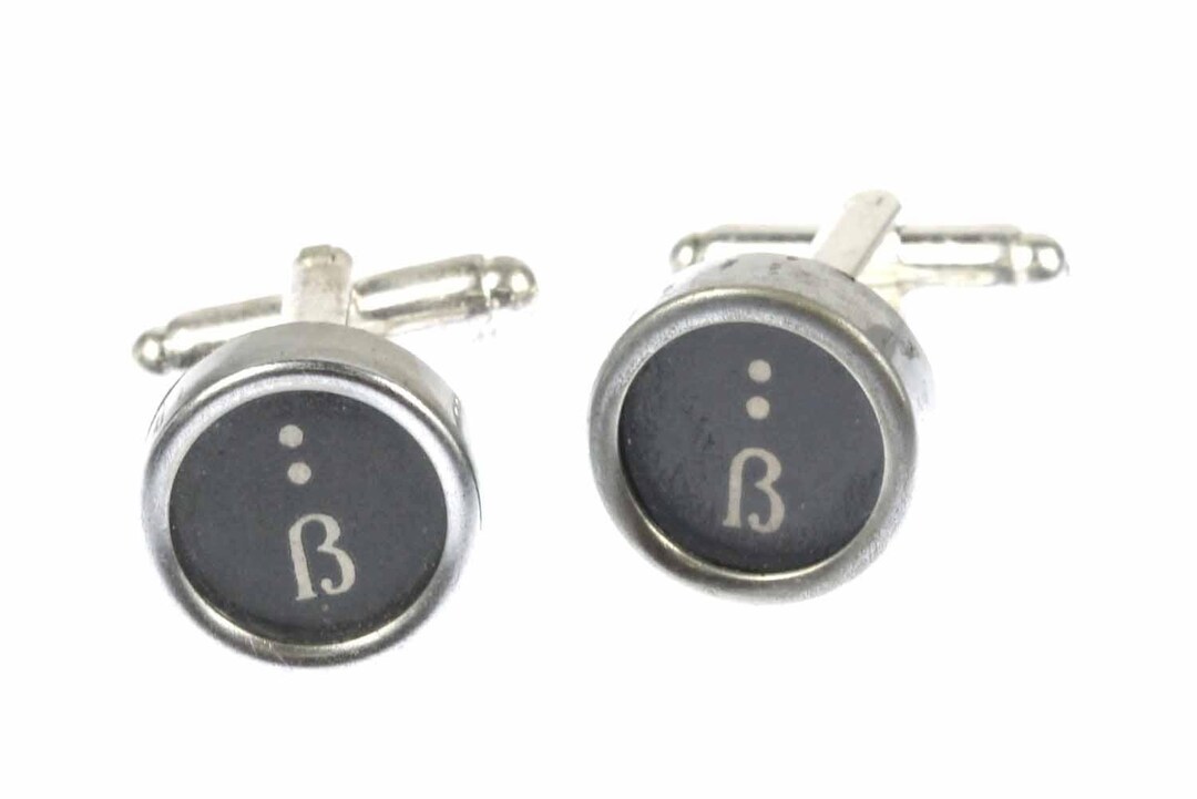SS German Puntuation Cuff Links Cufflinks Typewriter Keys Miniblings ...
