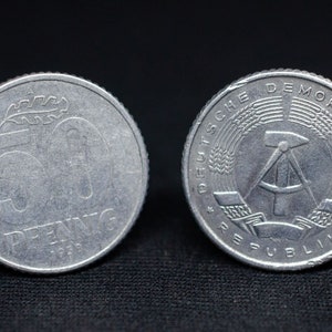 50 Pfennig Penny GDR East Germany DDR Money Cuff Links - Etsy