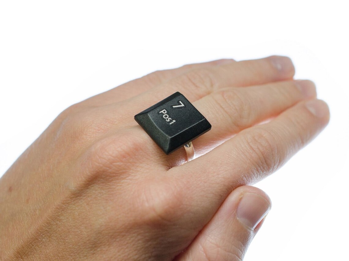 Seven Pos1 Keyboard Ring Number Key Miniblings Computer PC | Etsy