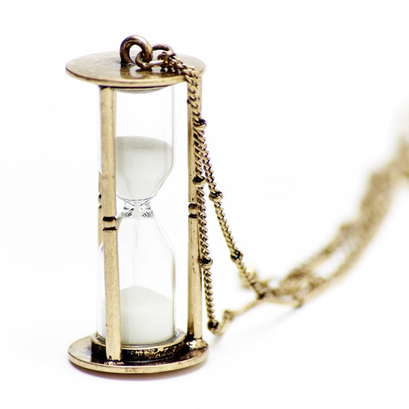 Hourglass Necklace - Etsy